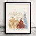 Dresden Skyline Poster - Fine Art Print Glicee Poster Decor Home Gift ...