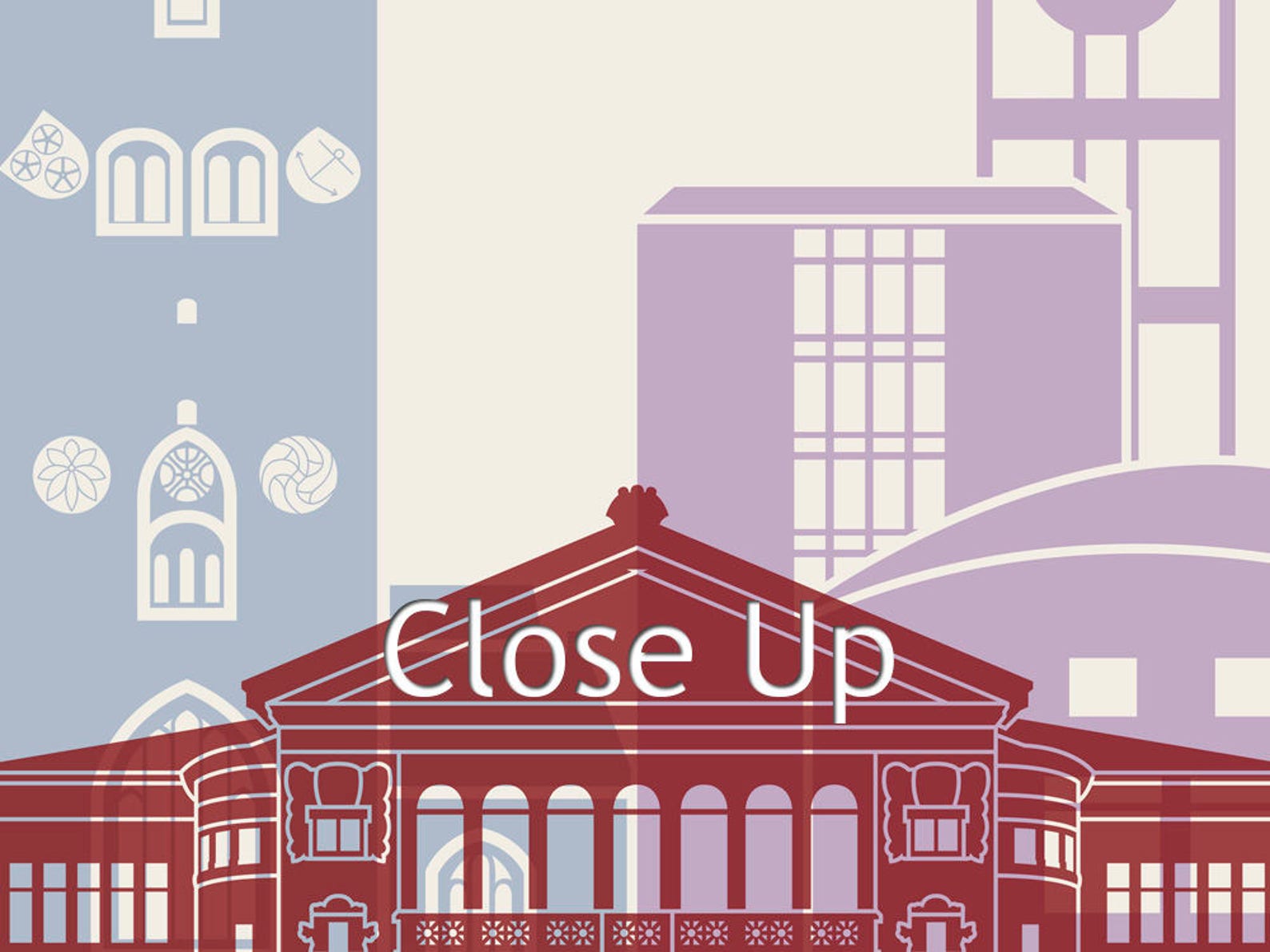 Aarhus Skyline Poster - Fine Art Print Glicee Poster Decor Home Gift ...