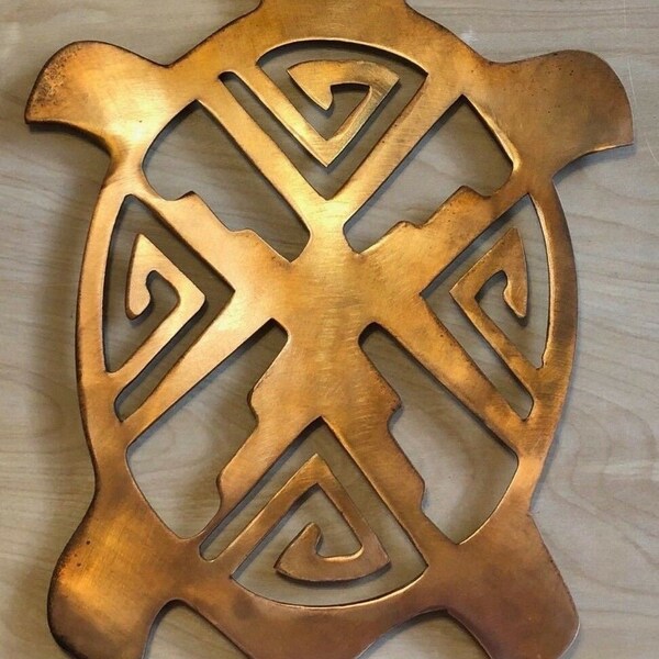 Copper Turtle Wall Art - Etsy
