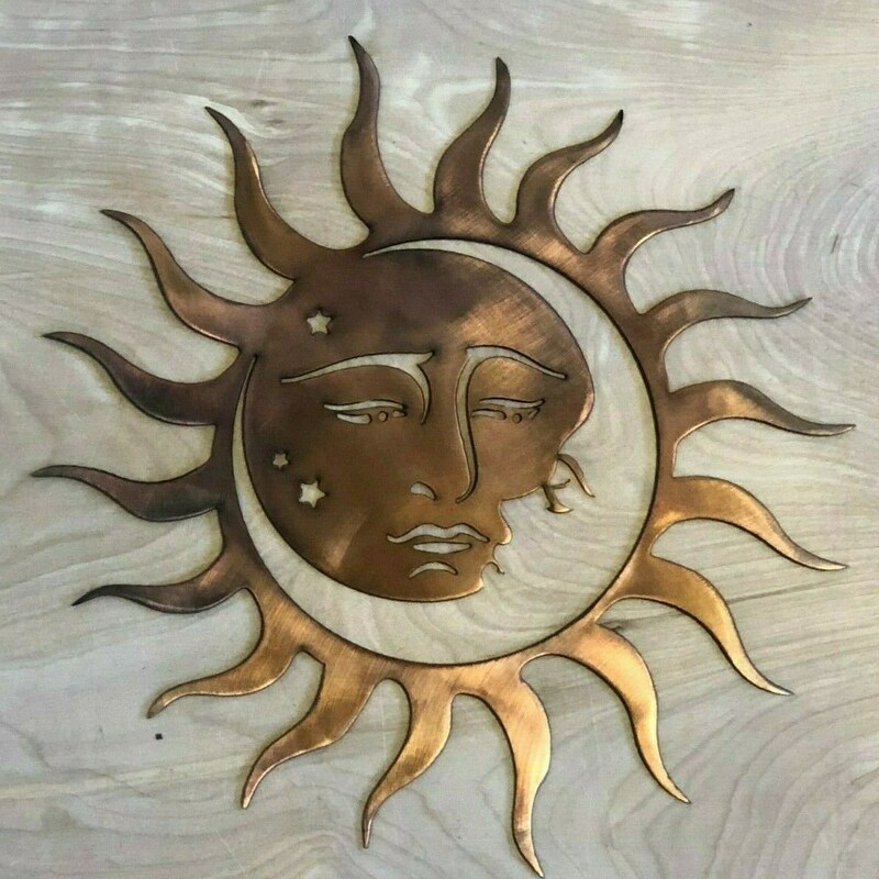 Copper Sun Wall Art - Etsy