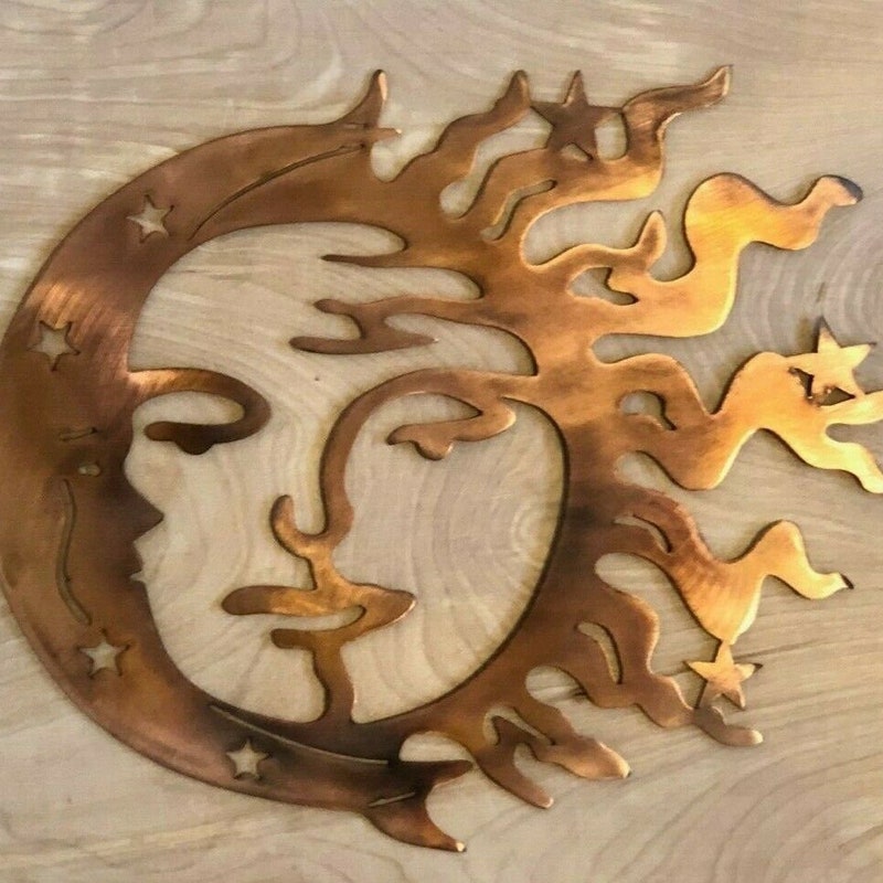 Copper Sun Wall Art - Etsy