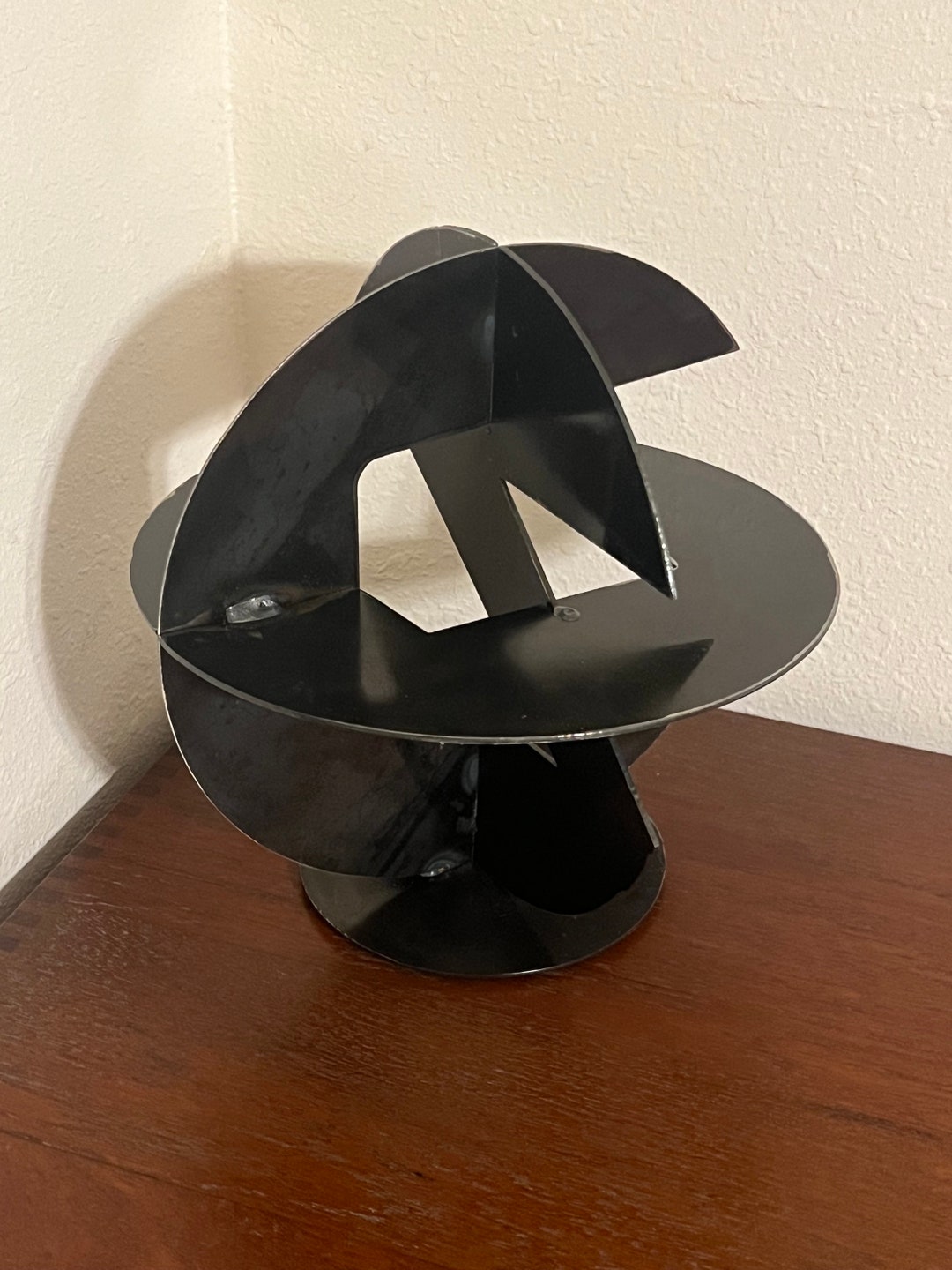 Abstract Modern Brutalist Metal Table Sculpture - Etsy