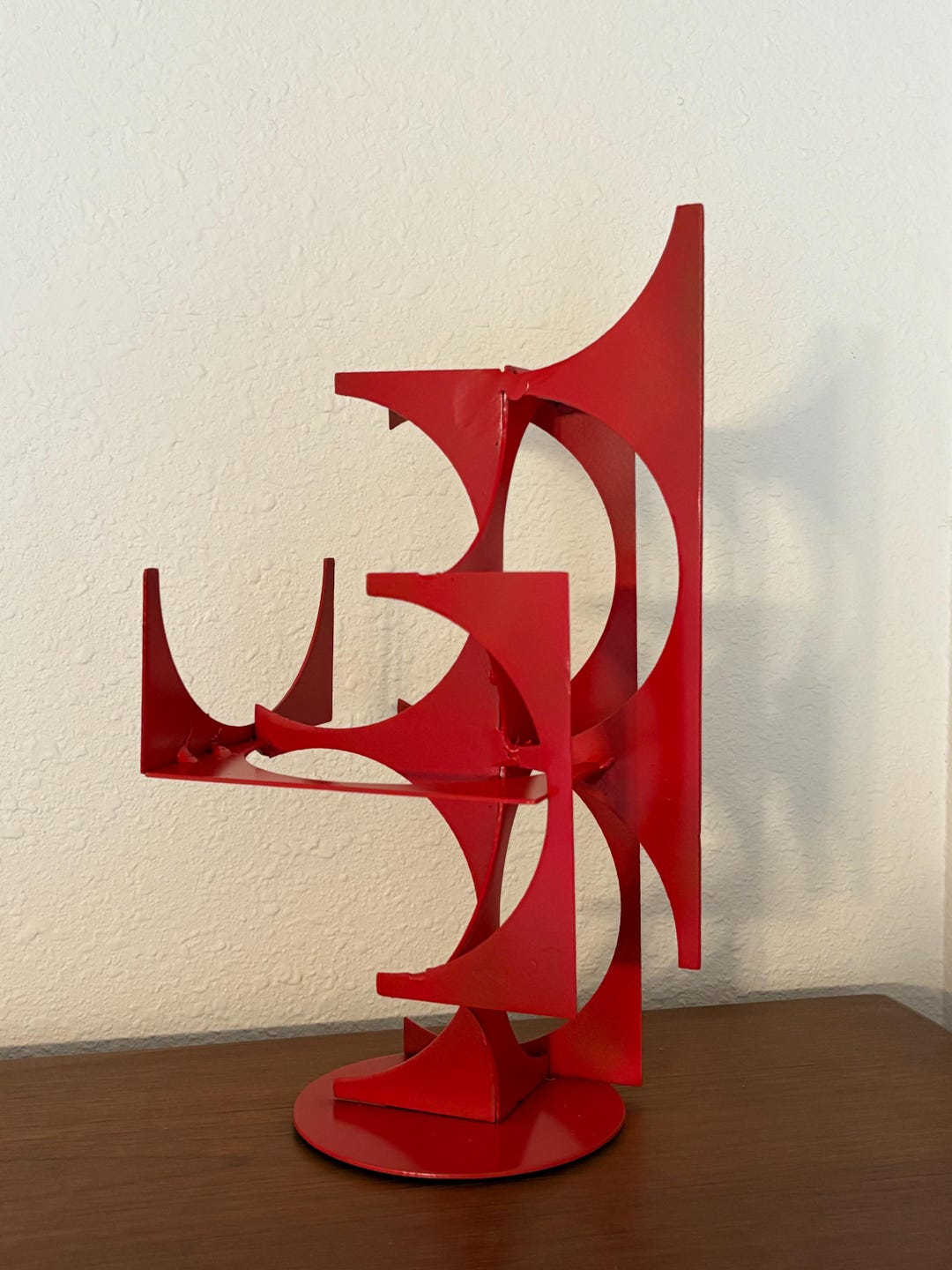 Abstract Modern Brutalist Metal Table Sculpture - Etsy