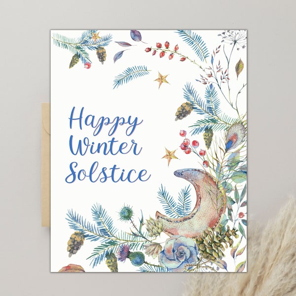 Winter Solstice Cards - Etsy