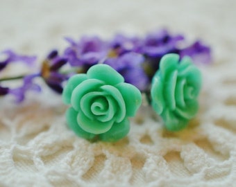 Kelly green rose | Etsy