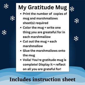 My Gratitude Mug | Winter Craft | Holiday Craft | Easy DIY | for Kids ...