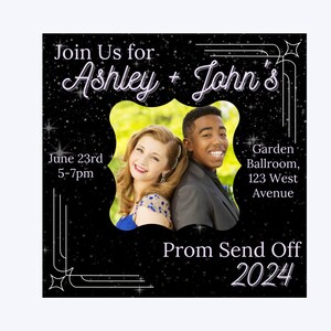 Printable Prom Send off Flyer Fully Editable Prom Invitation DIY Senior ...