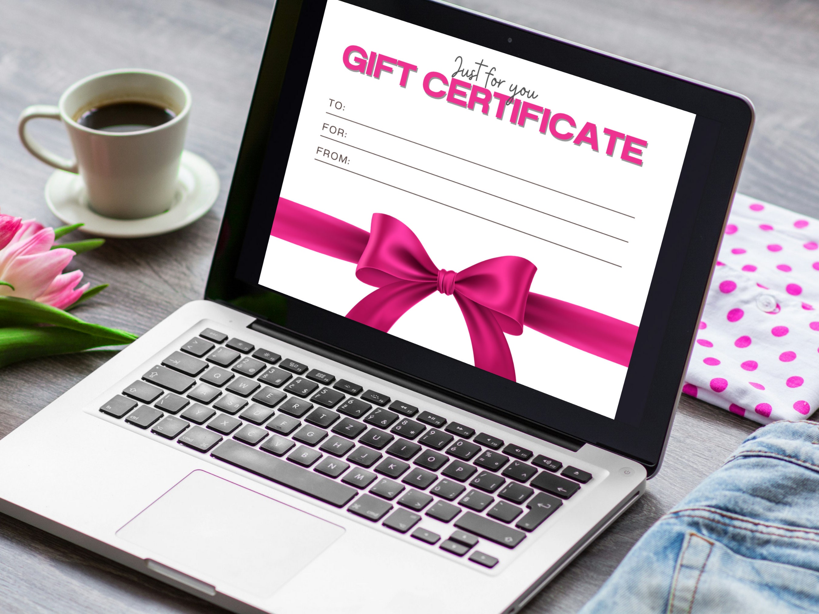 Printable Gift Certificate Custom Gift Certificate Customizable ...