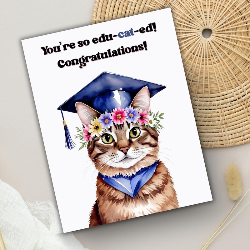 Graduate 2026 Cats - Etsy