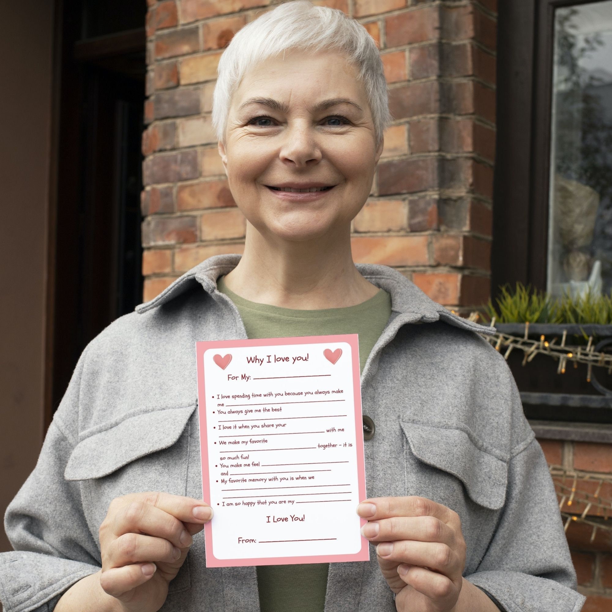 Why I Love You | Fill-in the Blanks Activity for Kids | Gift for ...