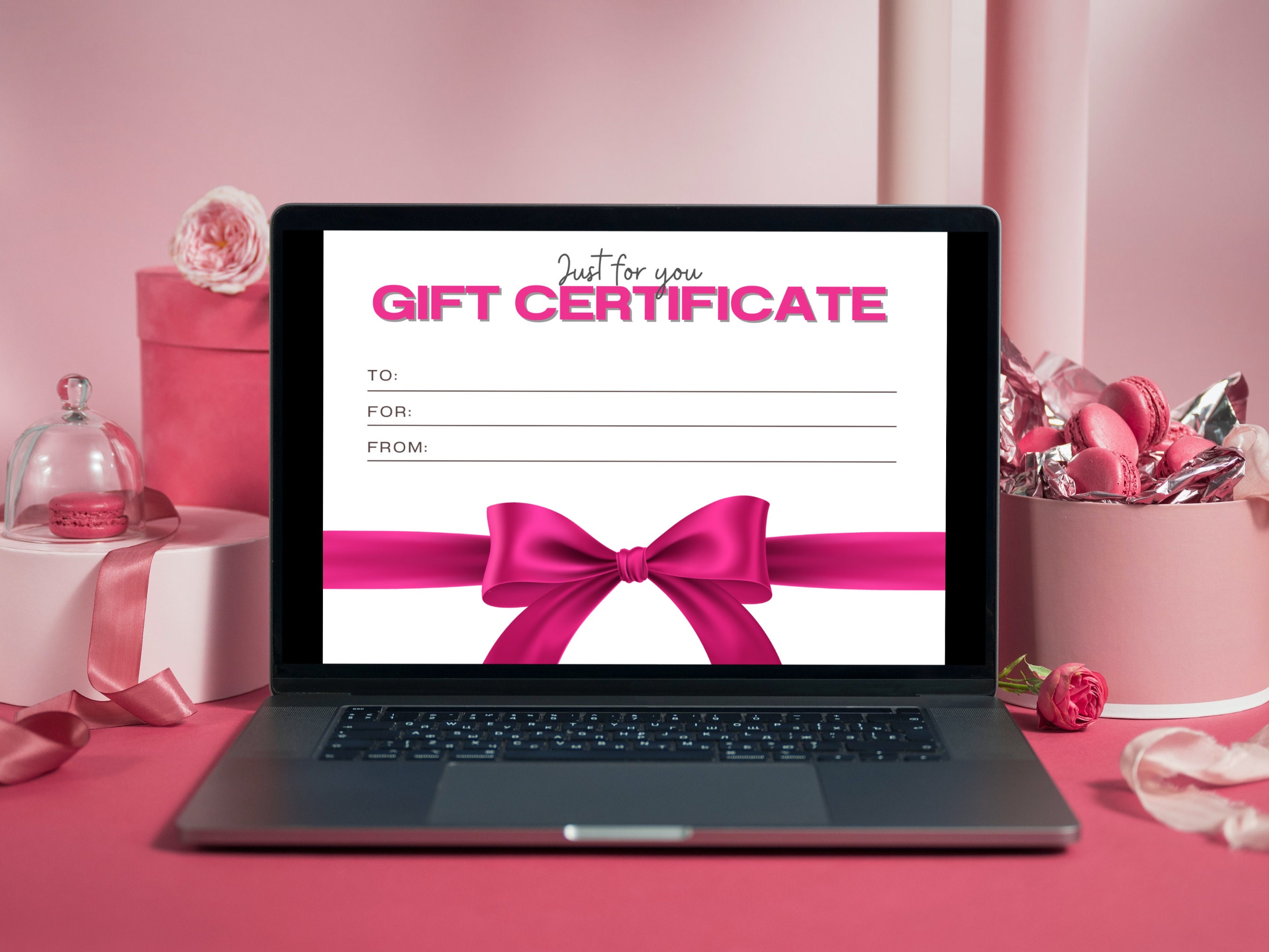 Printable Gift Certificate Custom Gift Certificate Customizable ...