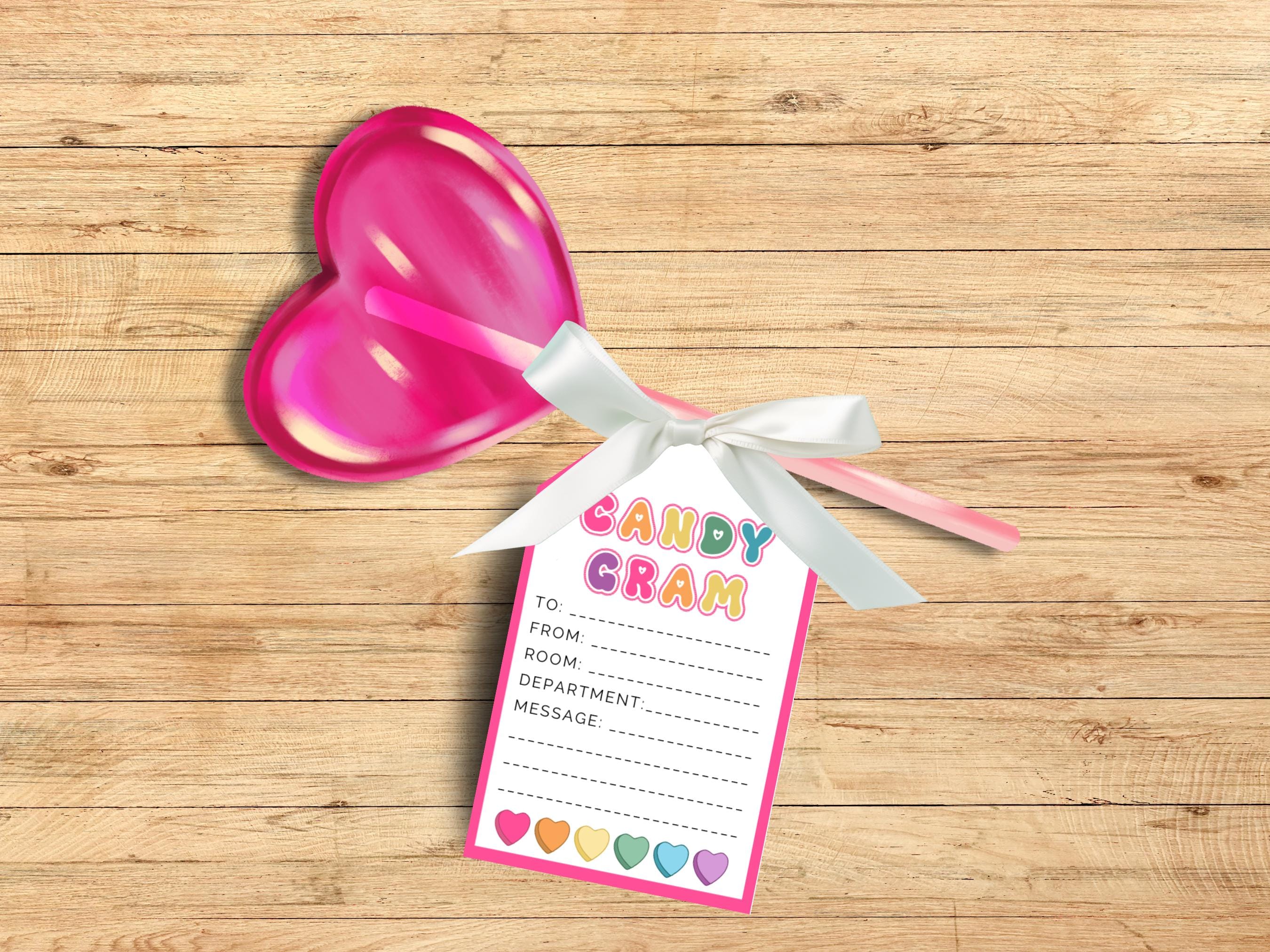 Valentine's Day Candy Gram Fundraiser Bundle, Fundraiser Flyer, Candy ...