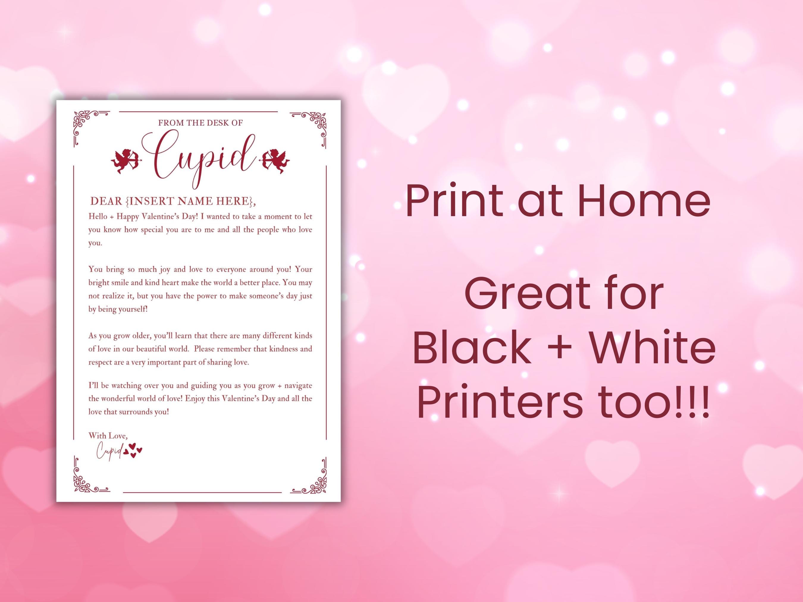 Customizable Letter From Cupid | Happy Valentine's Day | Instant ...