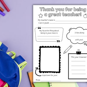 Printable Teacher Appreciation Printable Teacher Appreciation Week Gift ...