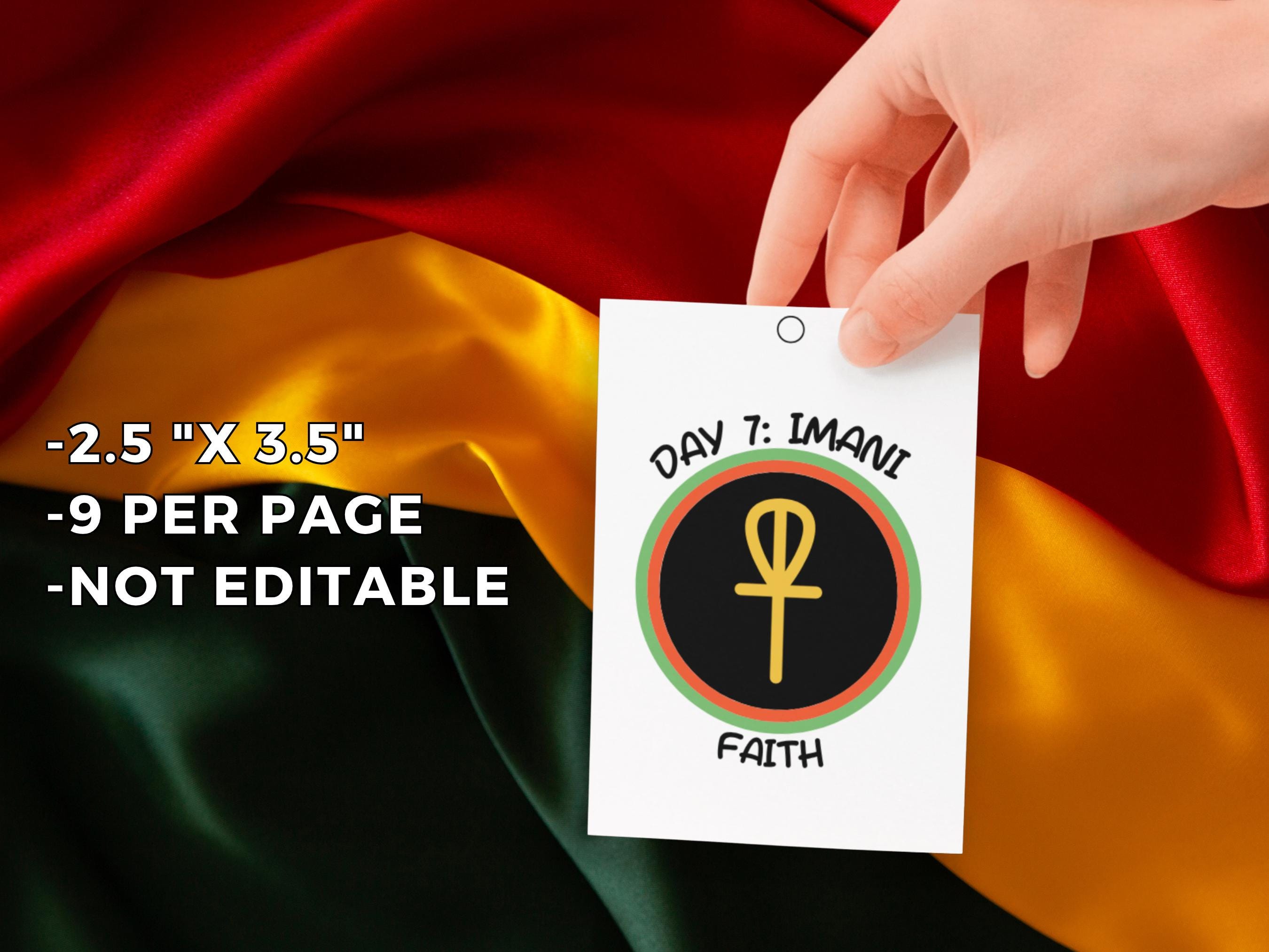 Kwanzaa Gift Tags Printable, Kwanzaa Advent Calendar, Kwanzaa Countdown ...