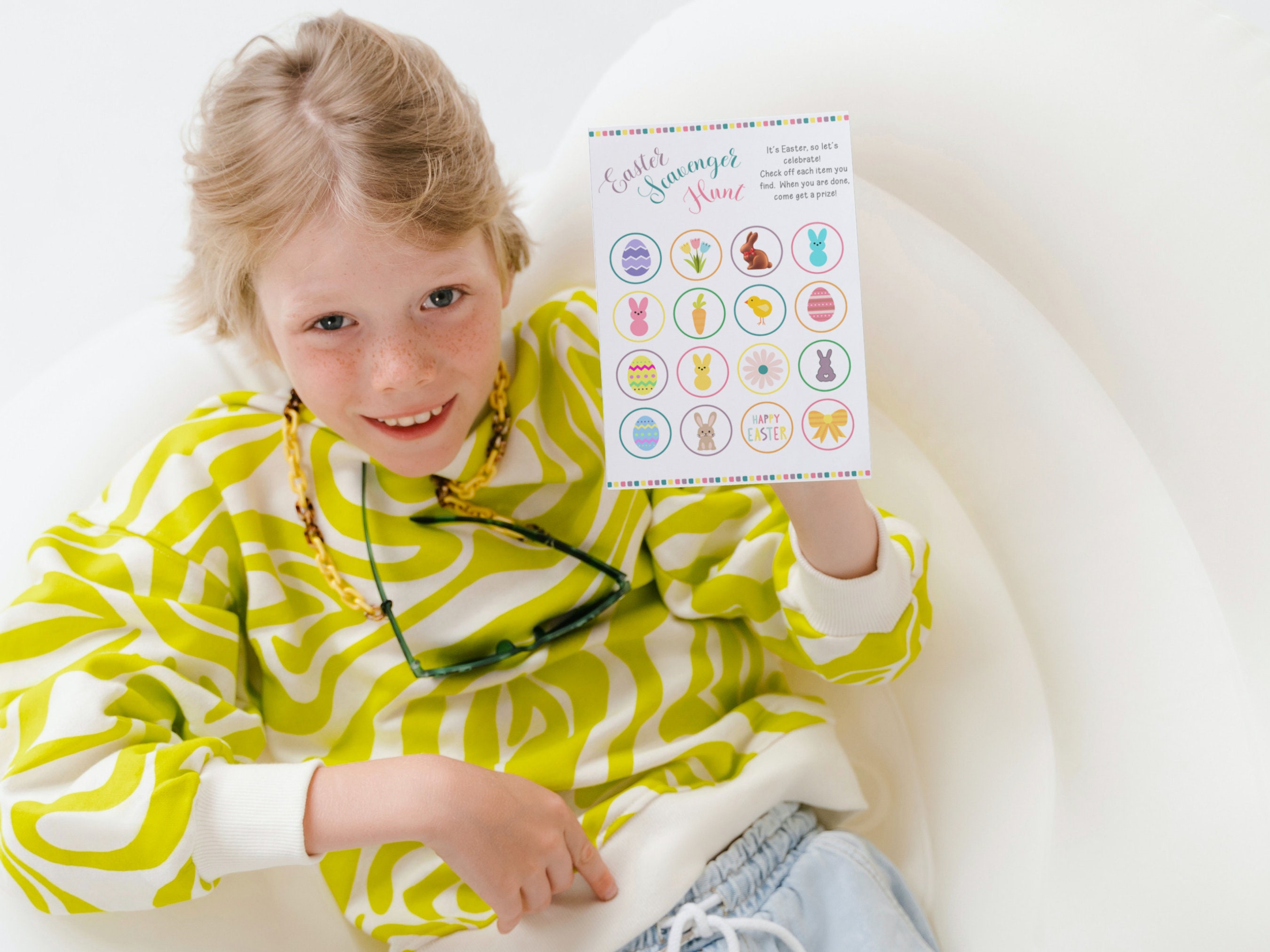 Easter Scavenger Hunt for Toddlers-kindergarten Easter Game Indoor Look ...