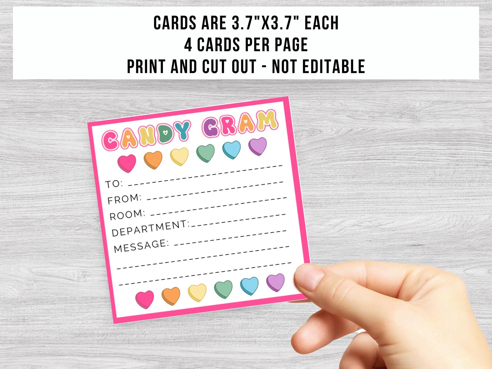 Valentine's Day Candy Gram Fundraiser Bundle, Fundraiser Flyer, Candy ...