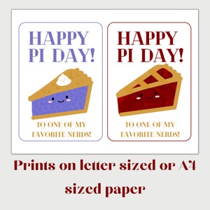 Printable Happy Pi Day Card | Happy Pie Day Card | My Favorite Nerd ...