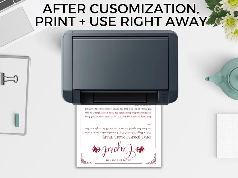 Customizable Letter From Cupid | Happy Valentine's Day | Instant ...