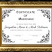 Gothic Commitment Ceremony Certificate Template Twin Flames Marriage ...