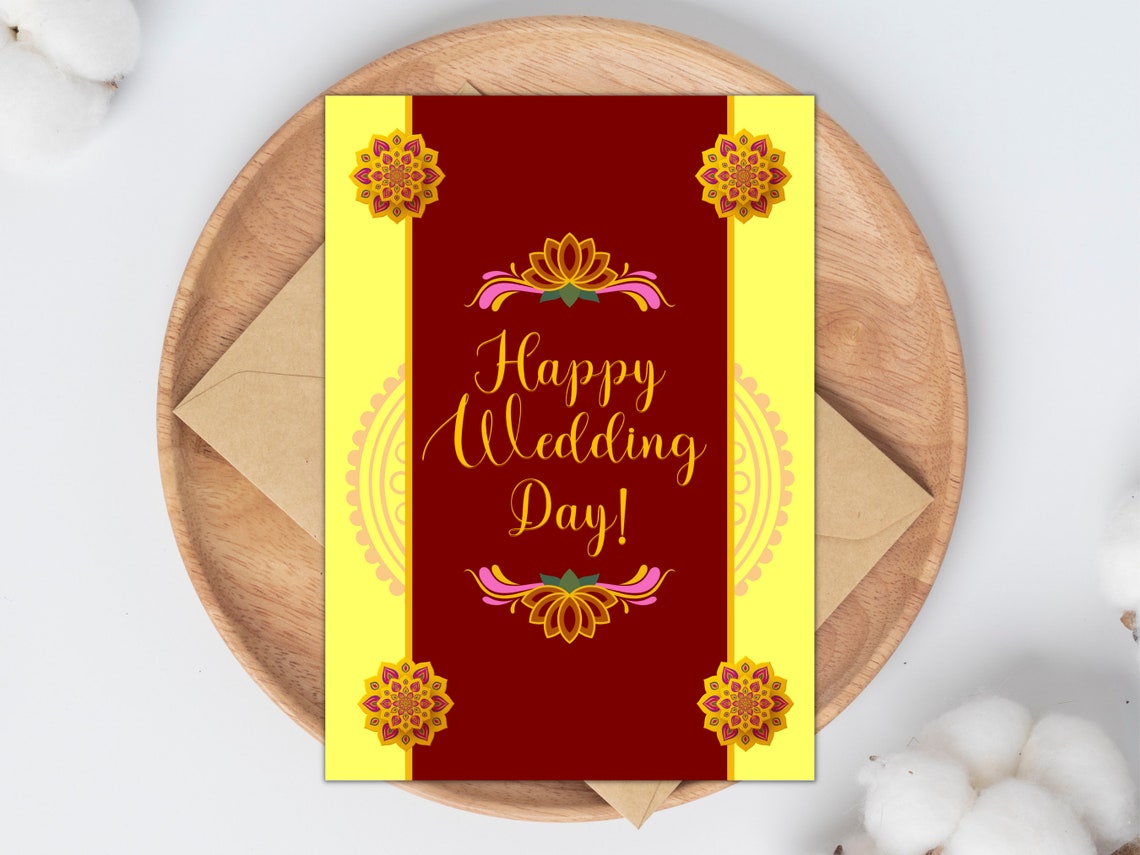 Printable Indian Wedding Card Printable Sikh Wedding Card Punjabi ...