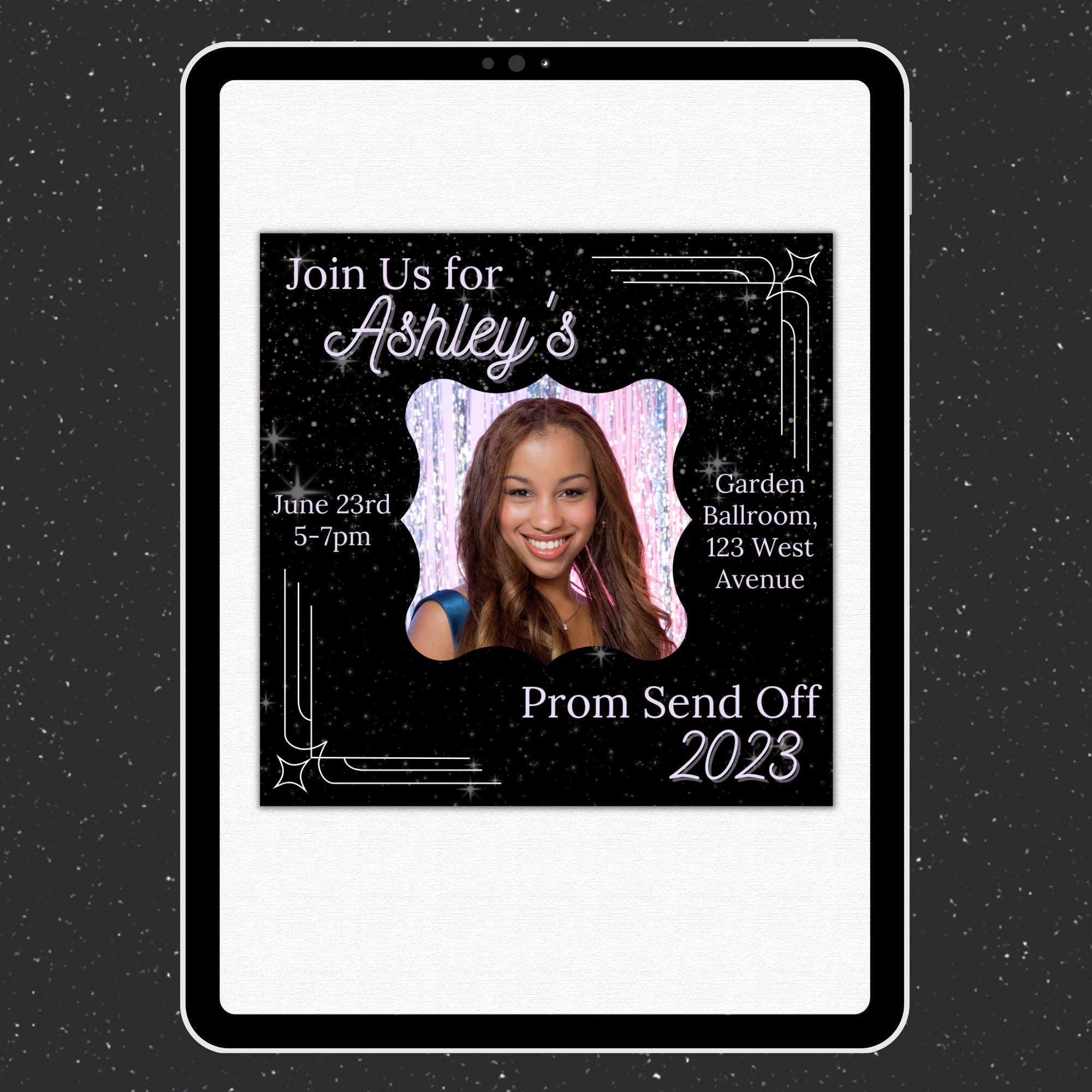 Printable Prom Send off Flyer Fully Editable Prom Invitation DIY Senior ...