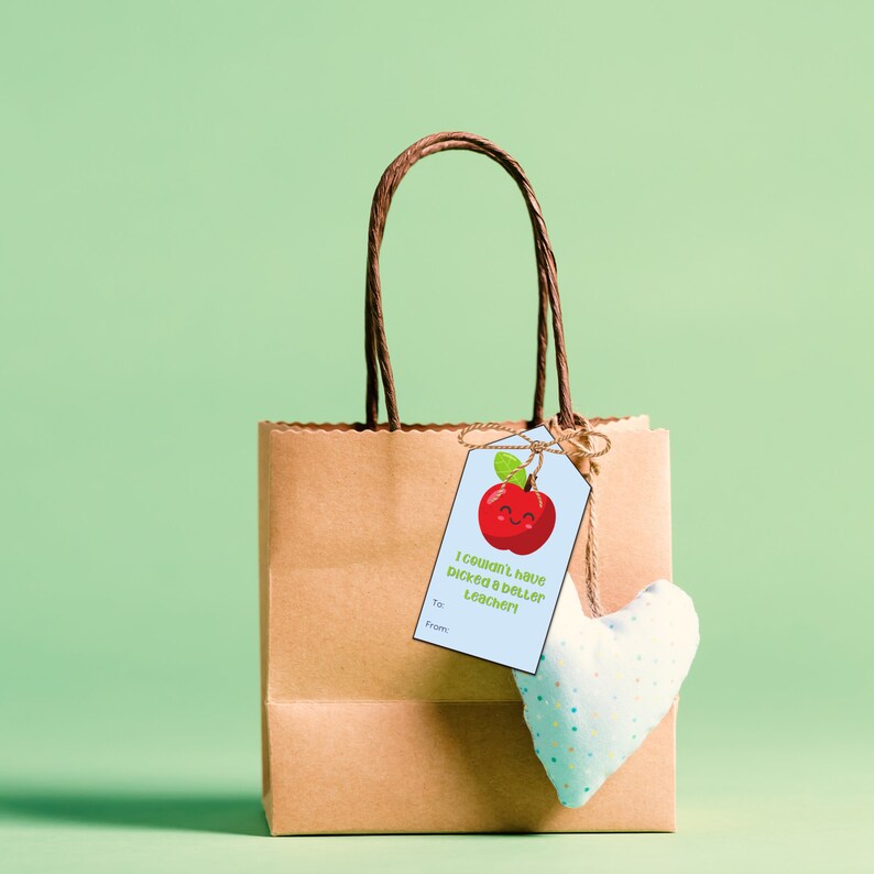 Printable Teacher Appreciation Tags End of Year Thank You Gift I Couldn ...