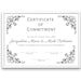 Gothic Commitment Ceremony Certificate Template Twin Flames Marriage ...