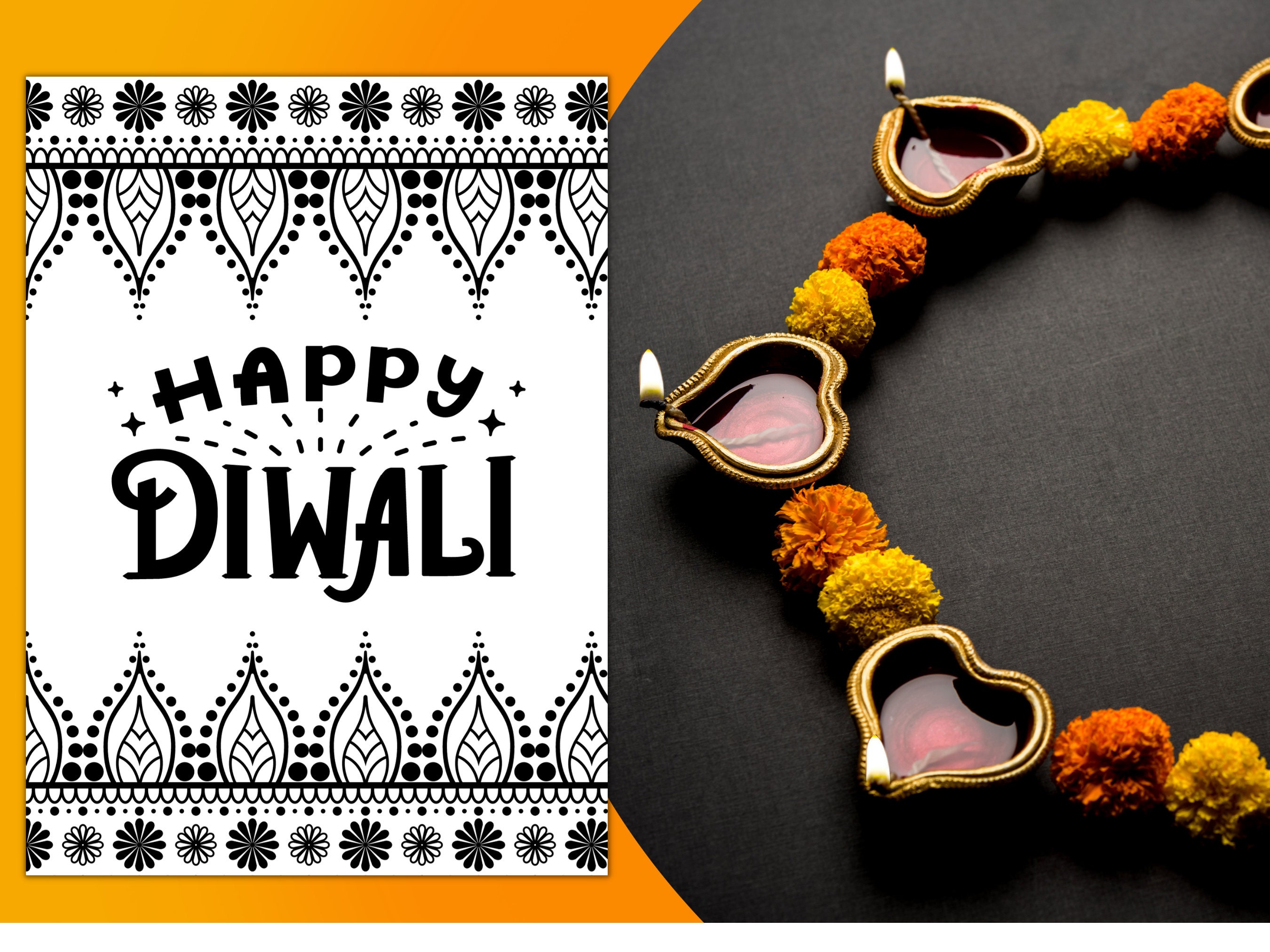 Printable Happy Diwali Activity Sheets Kids Coloring Pages Diya Rangoli ...