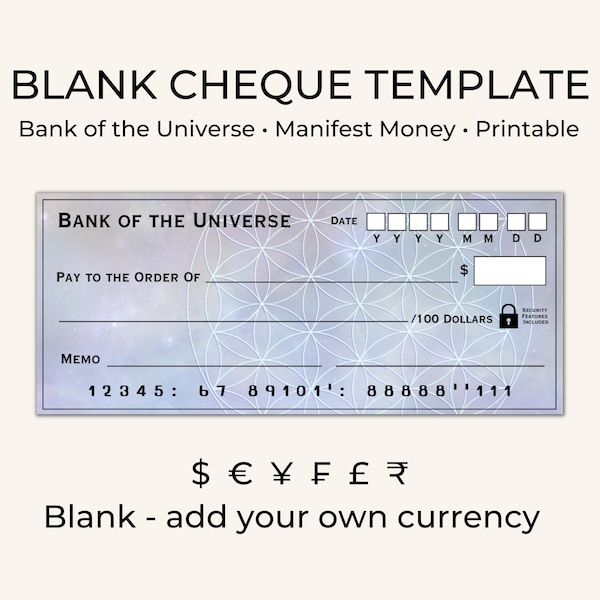 Bank of the Universe Check - Etsy