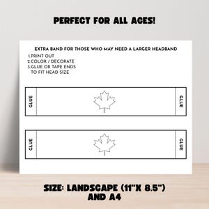 Canada Day Paper Crown Coloring Craft, Proud Canadian, Elbows up ...