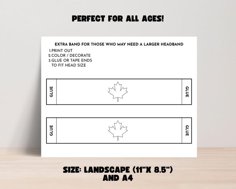 Canada Day Paper Crown Coloring Craft, Proud Canadian, Elbows up ...