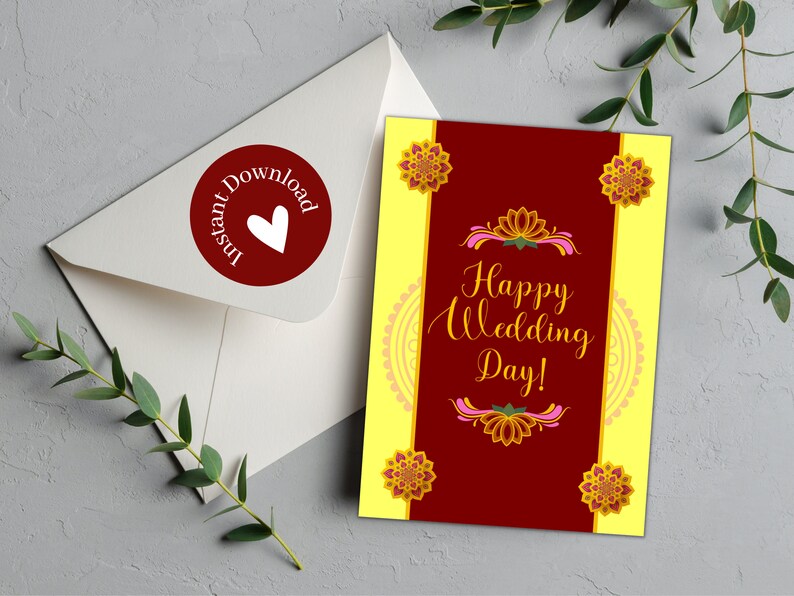 Printable Indian Wedding Card Printable Sikh Wedding Card - Etsy