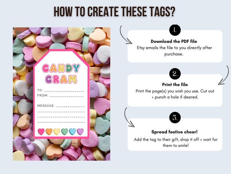 Valentine's Day Candy Gram Fundraiser Bundle, Fundraiser Flyer, Candy ...