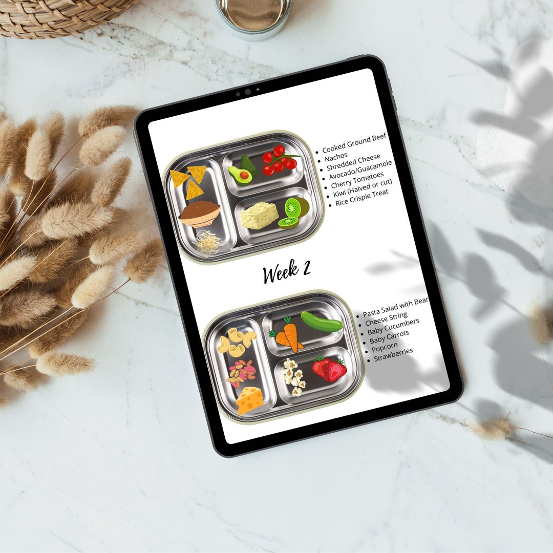 Back to School Lunch Bundle Nut-free School Lunches Monthly School ...