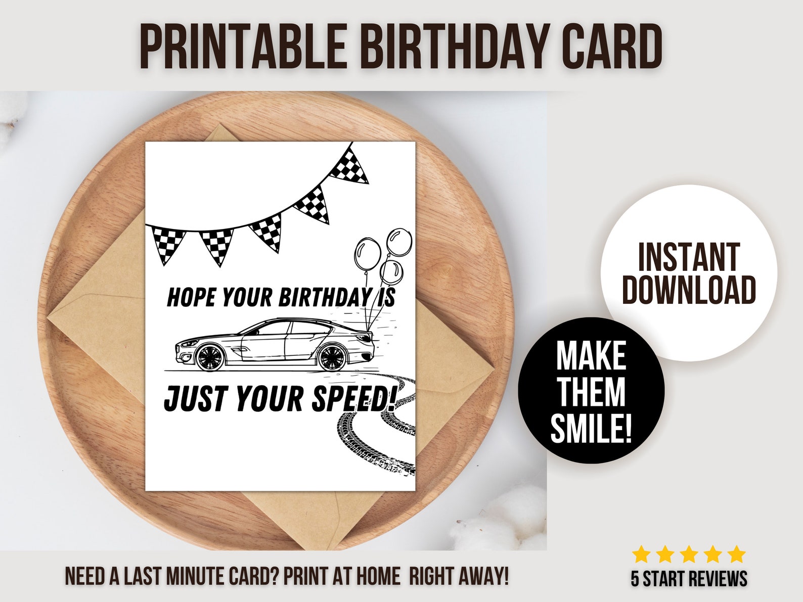 Printable Race Car Birthday Card Birthday Card Two Fast Birthday Fast ...