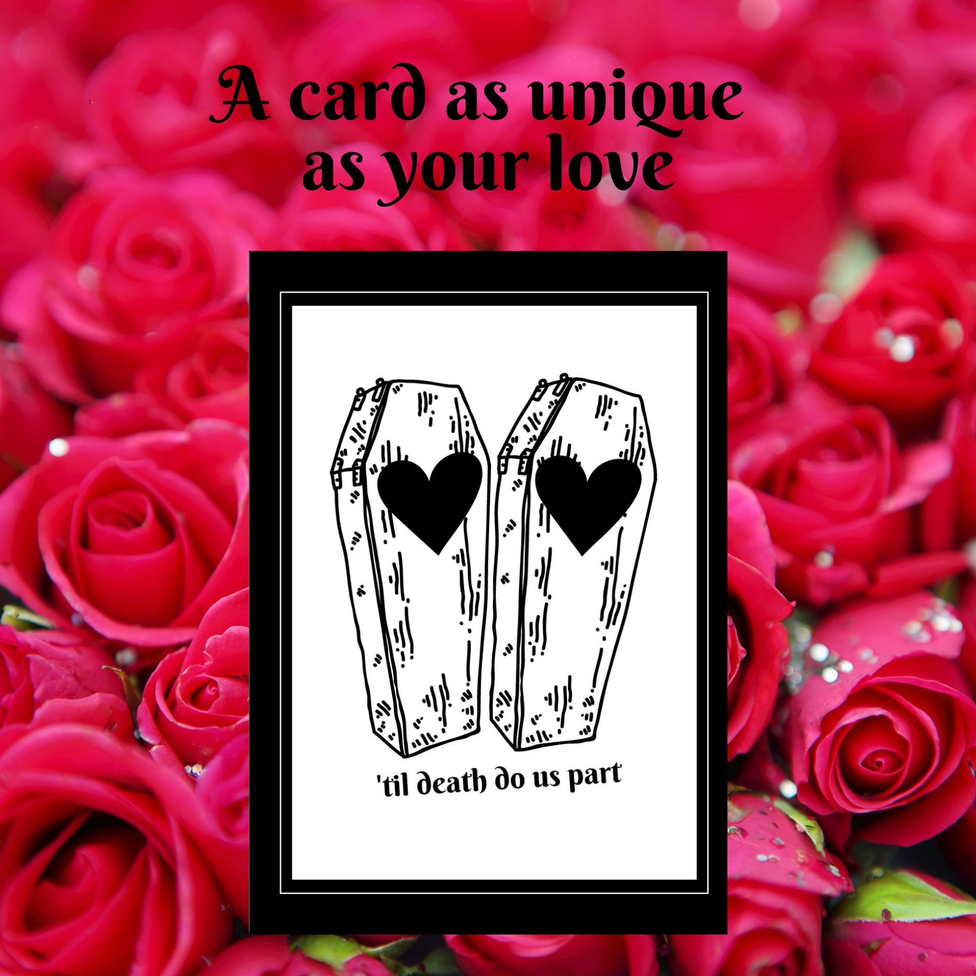Goth Happy Anniversary Card Printable Anniversary Card - Etsy Canada
