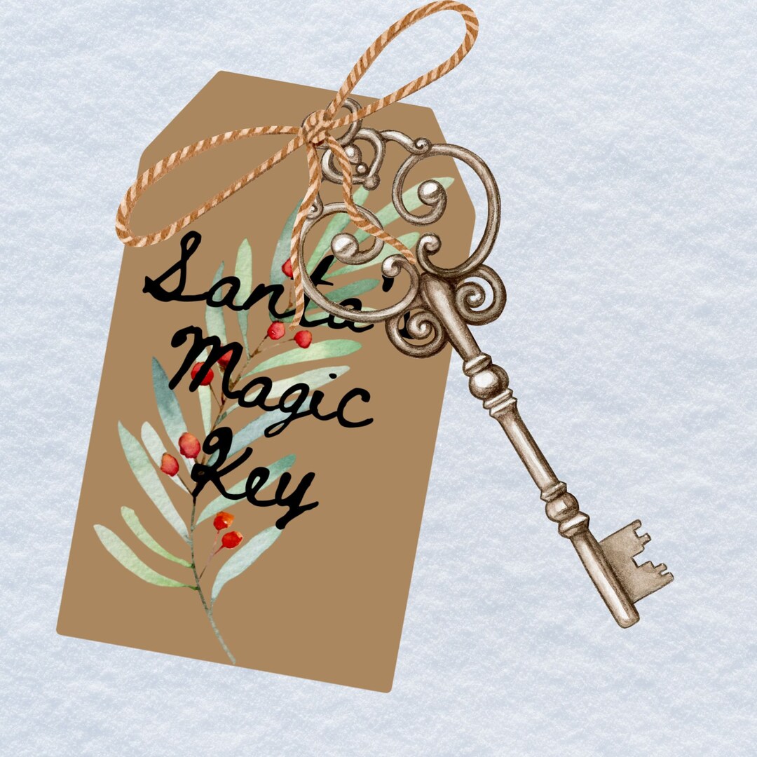 Printable Santa's Magic Key Tag Santa's Magic Key Download Last Minute ...