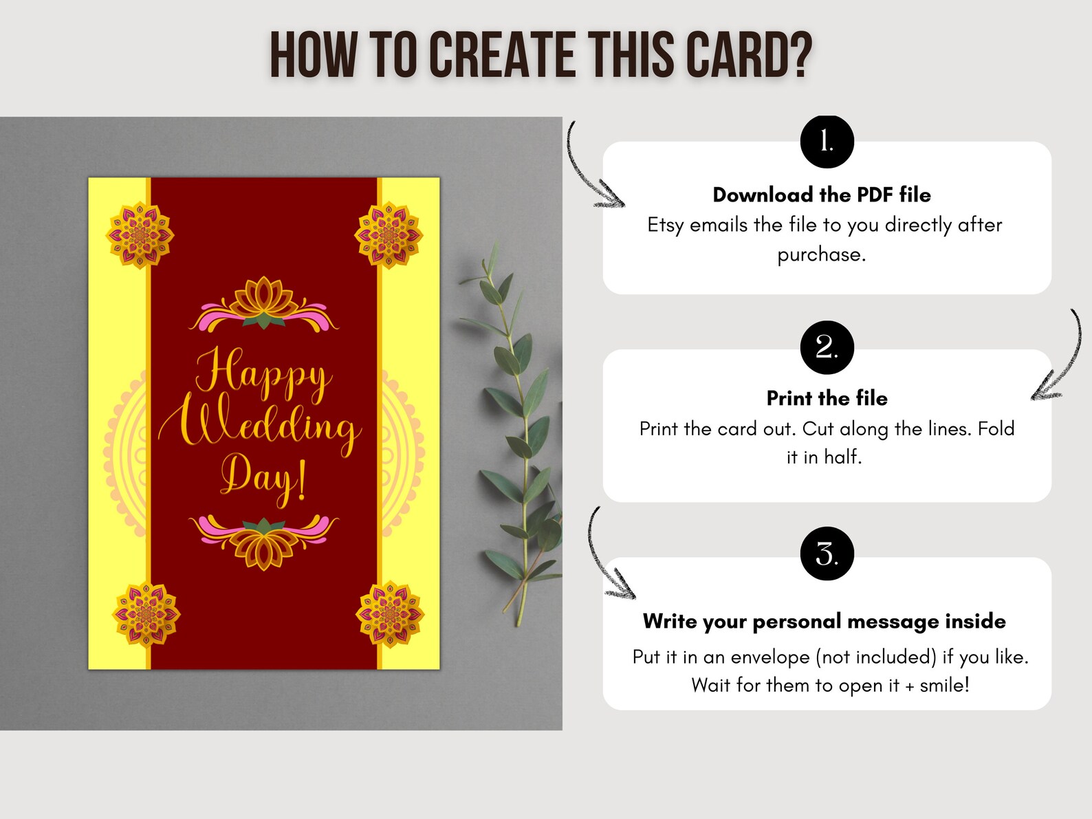 Printable Indian Wedding Card Printable Sikh Wedding Card - Etsy