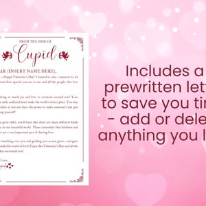 Customizable Letter From Cupid | Happy Valentine's Day | Instant ...