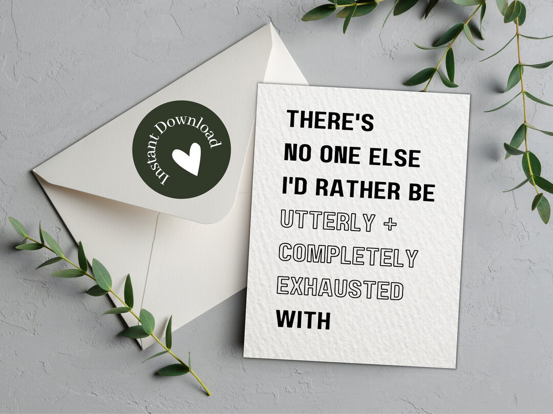 Printable Funny Mother's Day Card | Last Minute Mother's Day Card | 1st ...