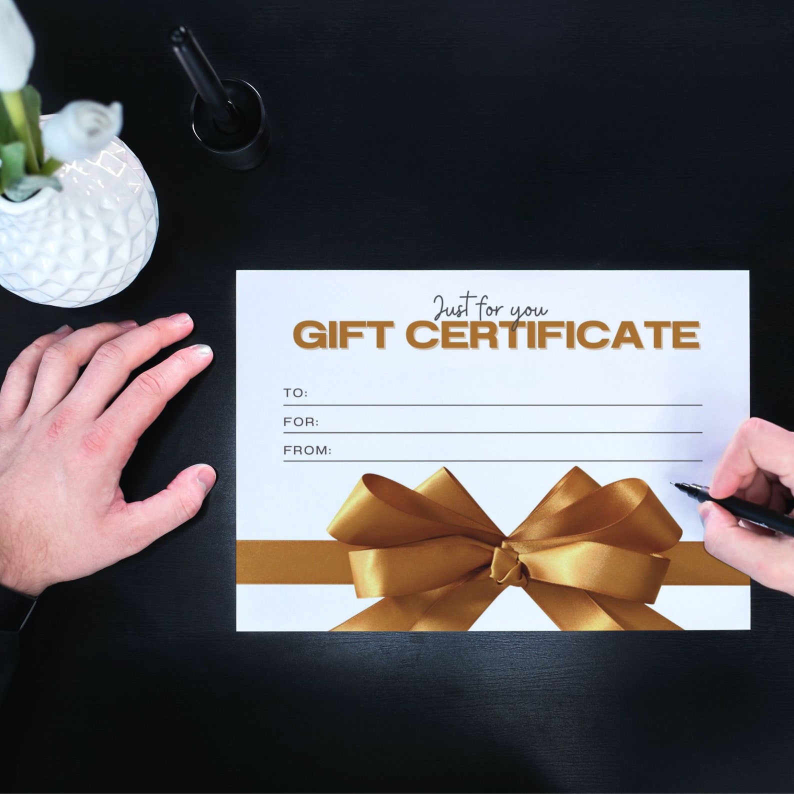 Printable Gift Certificate Custom Gift Certificate Special Birthday ...