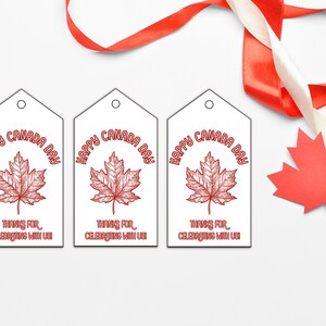 Printable Canada Day Favor Tags Canada Day Cupcake Toppers Rustic ...