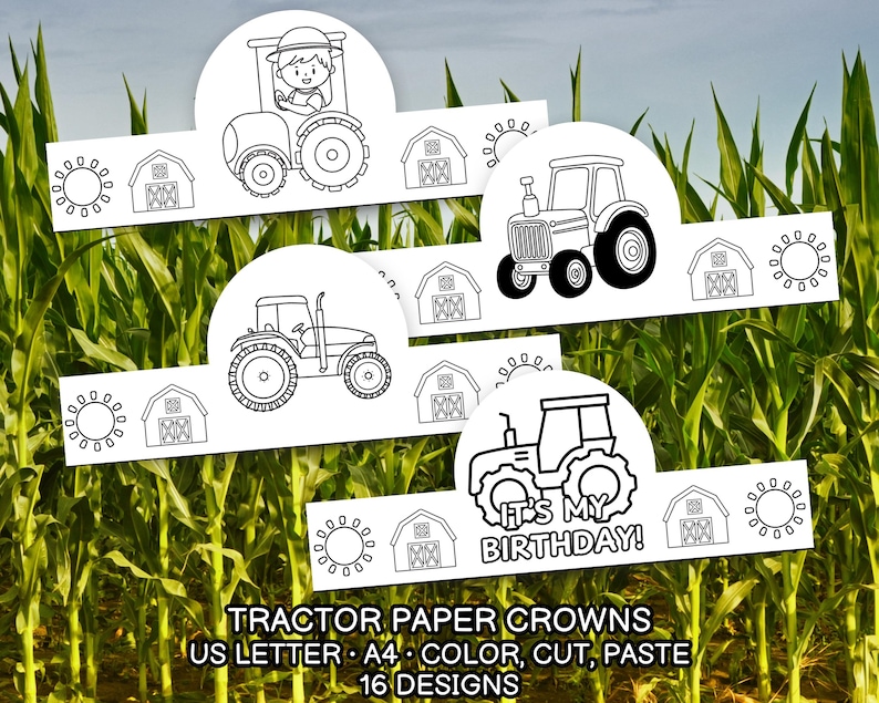 Tractor Theme Birthday Craft, Tractor Baby Shower, Farming 1st Birthday ...