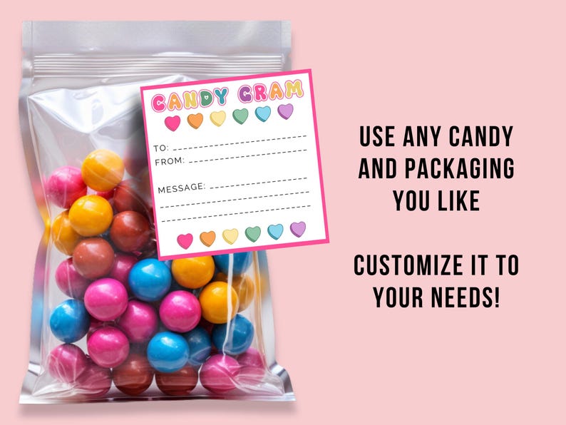 Valentine's Day Candy Gram Fundraiser Bundle, Fundraiser Flyer, Candy ...