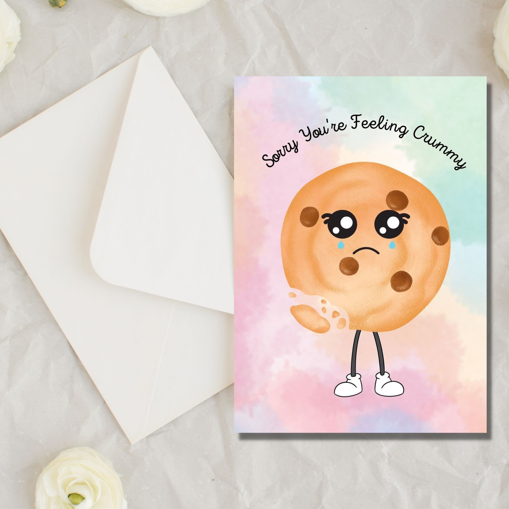 Printable Get Well Soon Card Sorry You're Feeling Crummy - Etsy