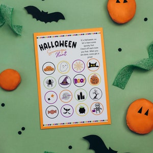 Halloween Scavenger Hunt Printable Scavenger Hunt for Toddlers ...