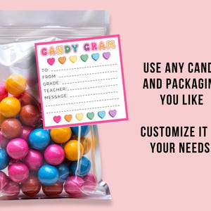 Valentine's Day Candy Gram Fundraiser Bundle, Fundraiser Flyer, Candy ...
