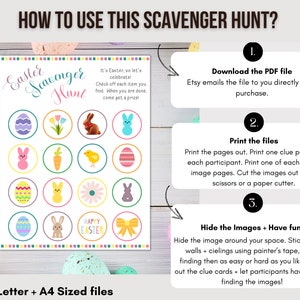 Easter Scavenger Hunt for Toddlers-kindergarten Easter Game Indoor Look ...