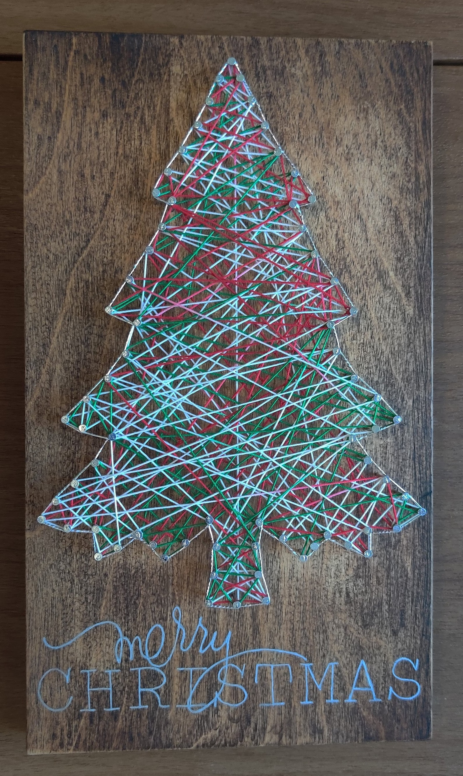 Christmas Tree String Art, Merry Christmas - Etsy